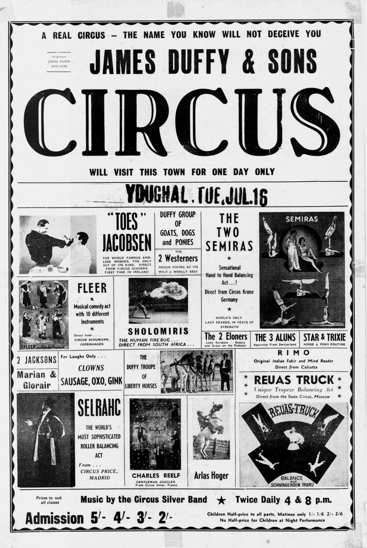 A trip down memory lane: Dunmanway and Duffy’s Circus - West Cork People